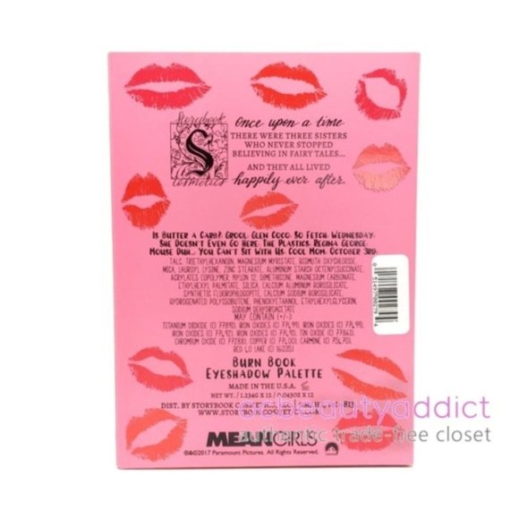 Storybook Cosmetics | Makeup | Storybook Mean Girls Burn Book Eyeshadow ...